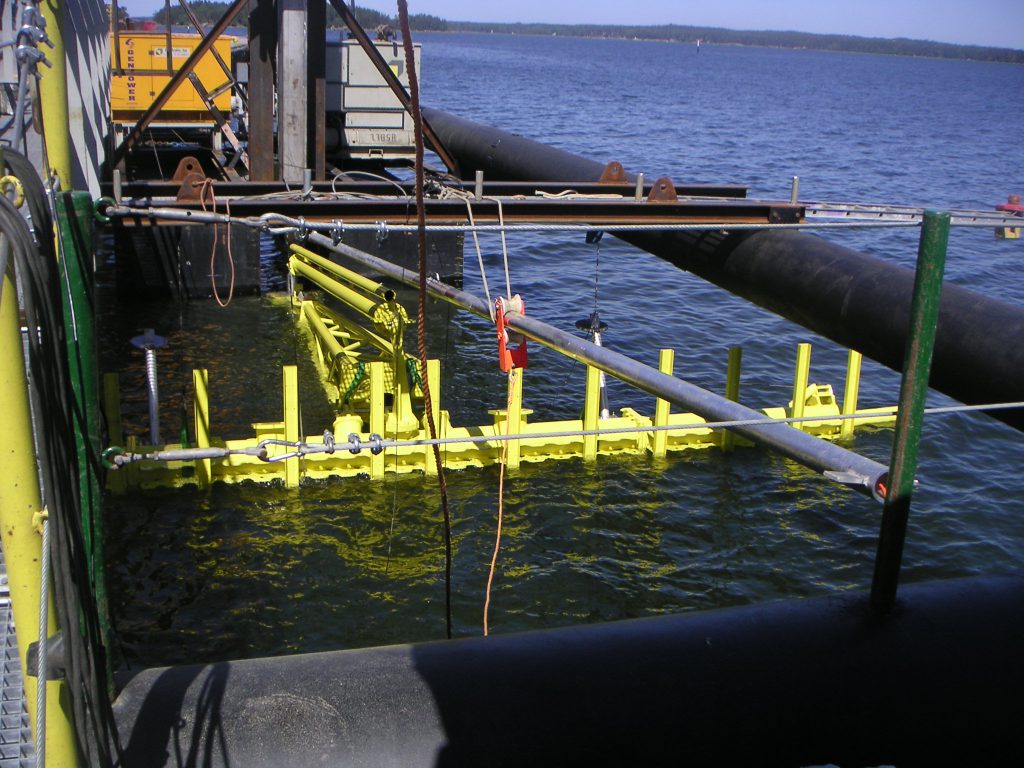Subsea bomb detection, positioning of sensors - Muns Techniek
